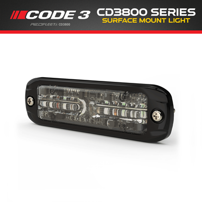 REDFLEET | CODE 3 CD3800 ULTRA-THIN L.E.D. Surface Mount Perimeter Flashing Vehicle Warning ...